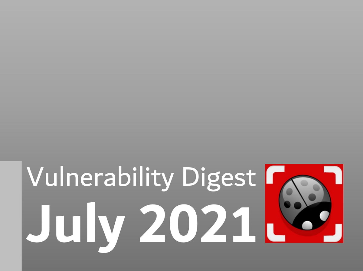 Vulnerability Trends July 2021 Scantitan